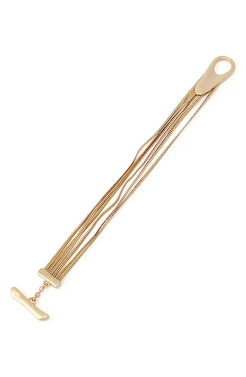 Robert Lee Morris Tone Toggle Bracelet