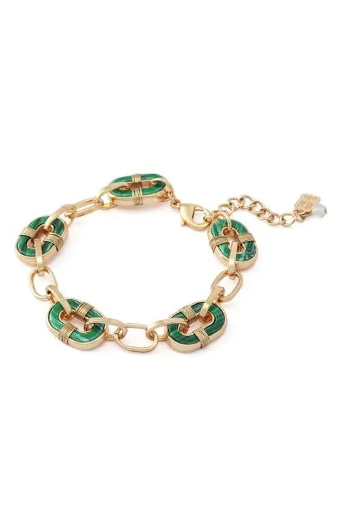 Robert Lee Morris Reversible Semiprecious Stone Bracelet