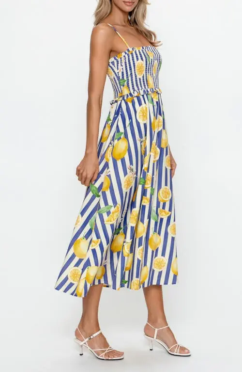PS BY CUPSHE Smocked Sleeveless Midi Dress