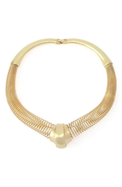 Robert Lee Morris Tone Coiled Collar Necklace - Z/dnugold