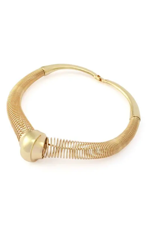 Robert Lee Morris Tone Coiled Collar Necklace