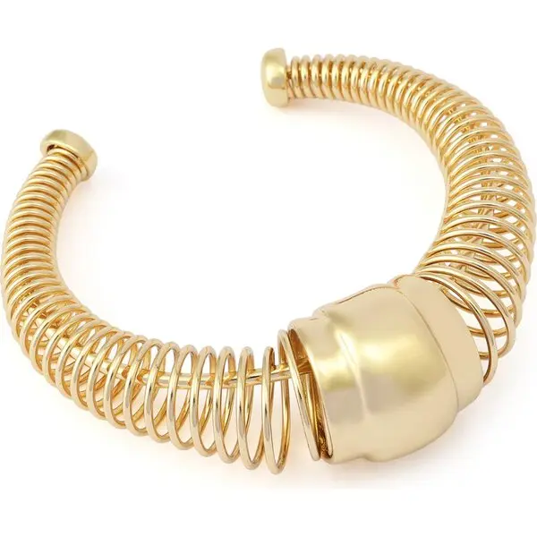 Robert Lee Morris Coiled Cuff Bracelet - Gold