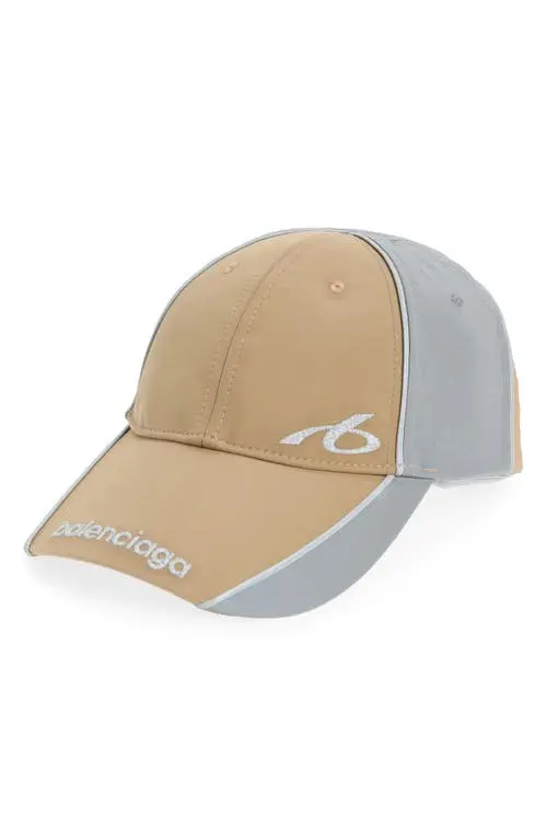 Balenciaga Colorblocked Baseball Cap - 2602 Camel