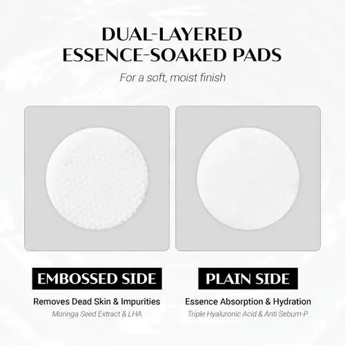 DAERA Glow Fit Serum Toner Pads Hydrating Pads Pore Care & Exfoliation 60 Pads 6.7oz