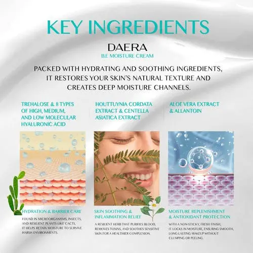 DAERA B.e Moisturing Cream Acne-prone Skin Moisturizer