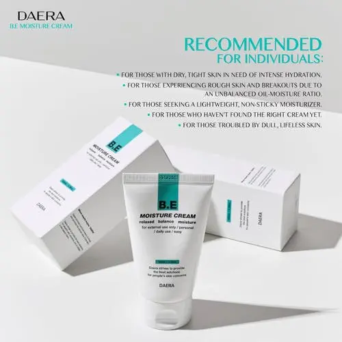 DAERA B.e Moisturing Cream Acne-prone Skin Moisturizer