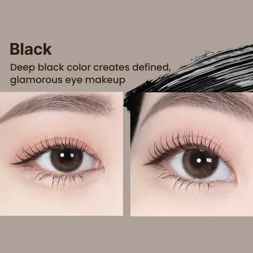 HEIMISH Dailism Smudge Stop Mascara Washable, Eye Makeup, Black Volume