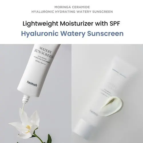 HEIMISH Spf 50 Watery Sunscreen All Skin Types Daily Facial Hydration 50ml
