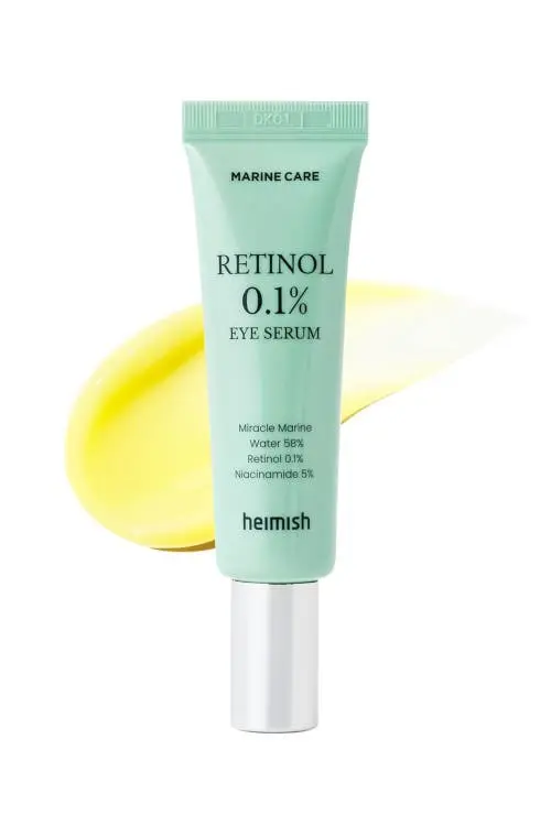 HEIMISH Marine Care Retinol Eye Serum Anti Aging Serum For Firming, Anti Wrinkle - Yellow