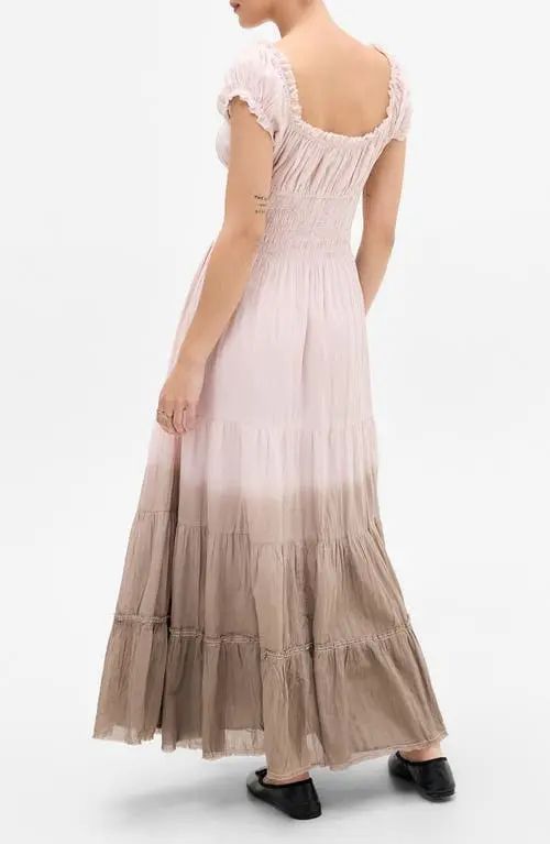 BDG URBAN OUTFITTERS Samira Smocked Ombré Maxi Dress