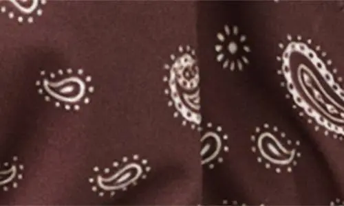 Mango Paisley Triangle Bikini Top