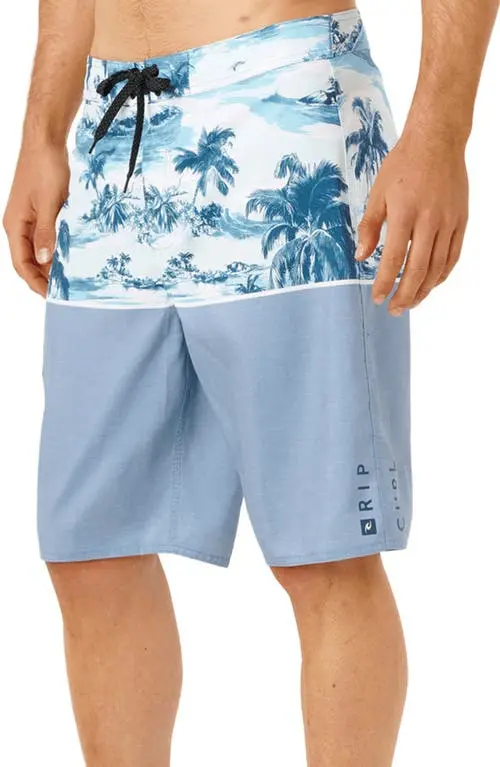 Rip Curl Dawn Patrol Colorblock Swim Trunks - Glacier Blue