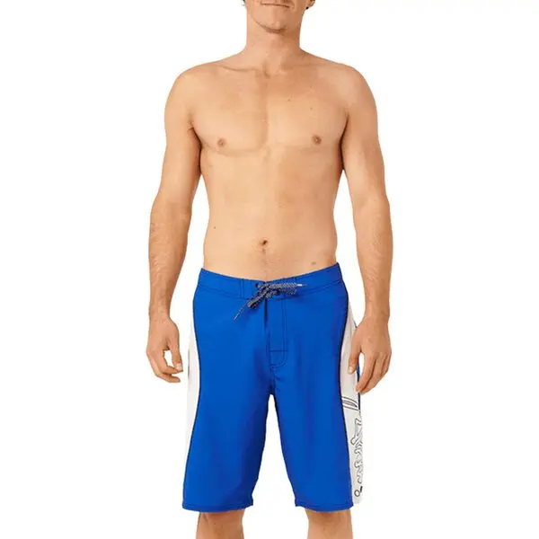 Rip Curl Mirage Panel Beater Volley Swim Trunks - Cobalt