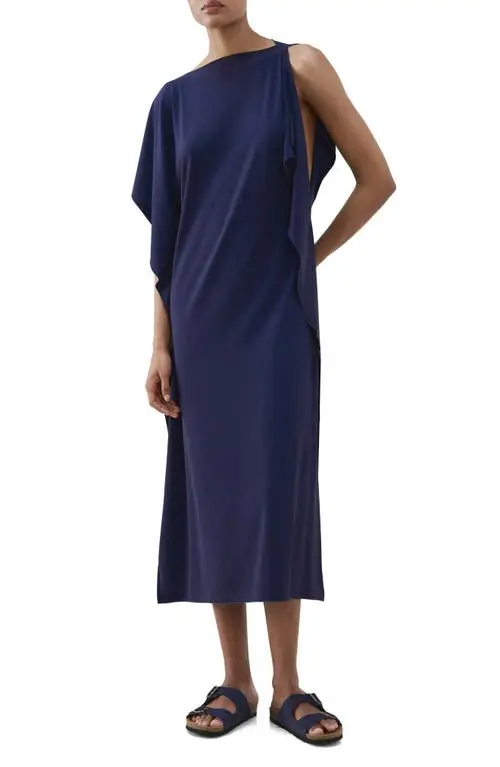 Mango Ruffle Trim Caftan