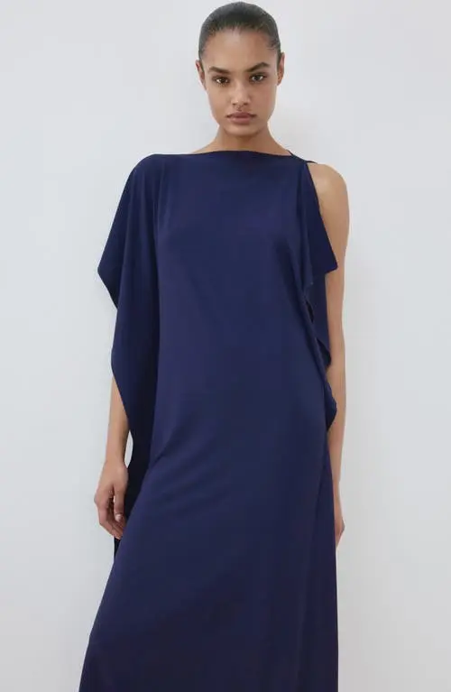 Mango Ruffle Trim Caftan