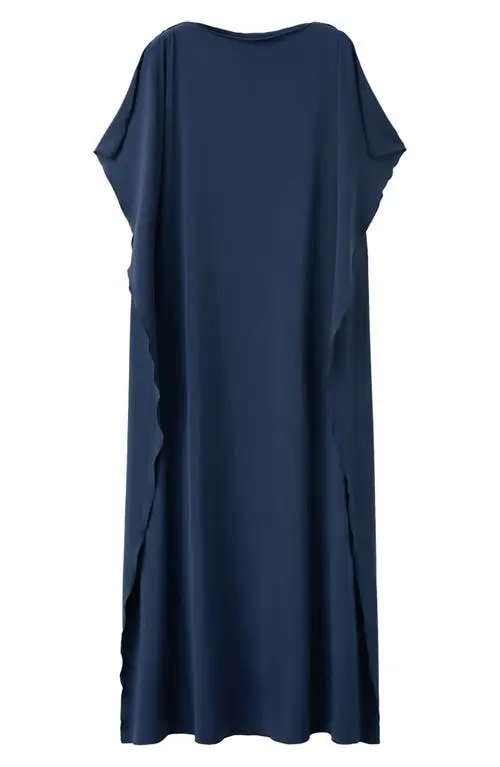 Mango Ruffle Trim Caftan