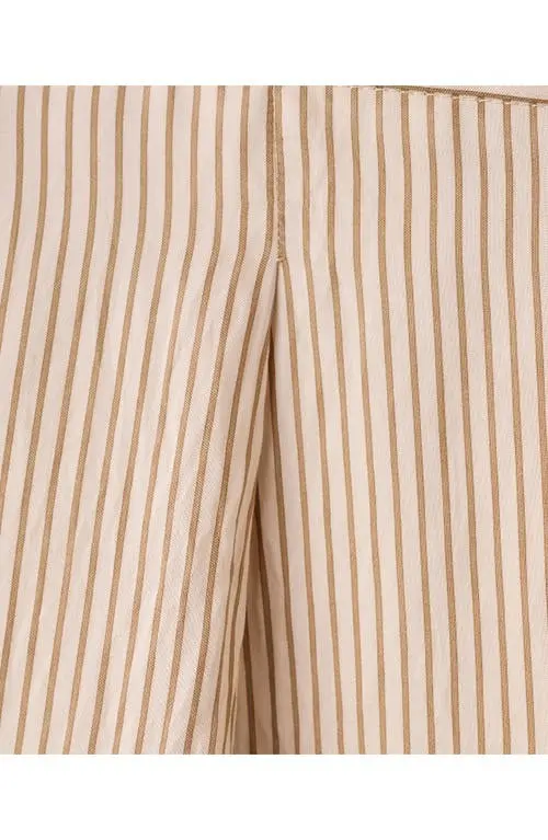 Mango Stripe Straight Leg Pants