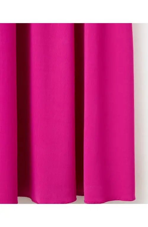 Mango Strapless Drop Waist Midi Dress