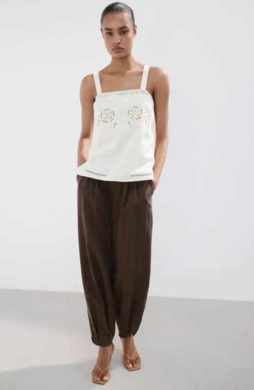 Mango Embroidered Tank