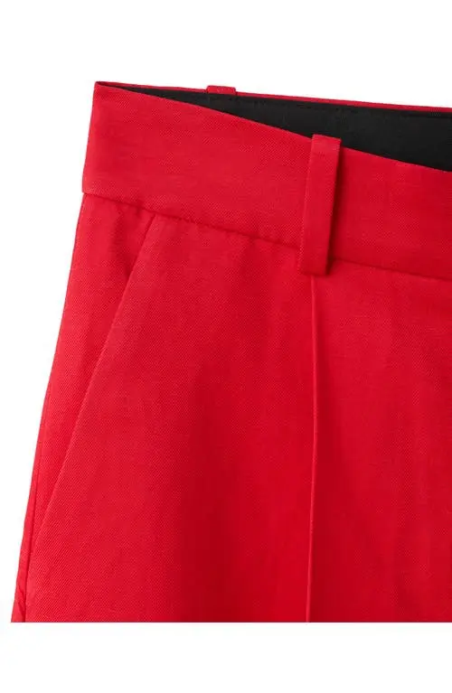 Mango Straight Fit Bermuda Shorts