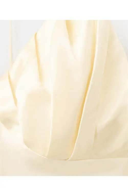 Mango Satin Halter Neck Slip Dress
