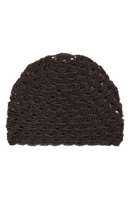 Mango Crochet Hat - Chocolate