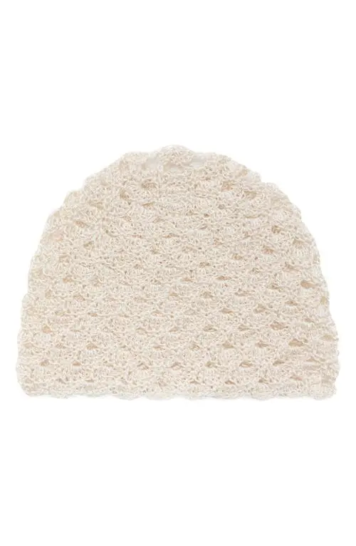 Mango Crochet Hat - Ecru