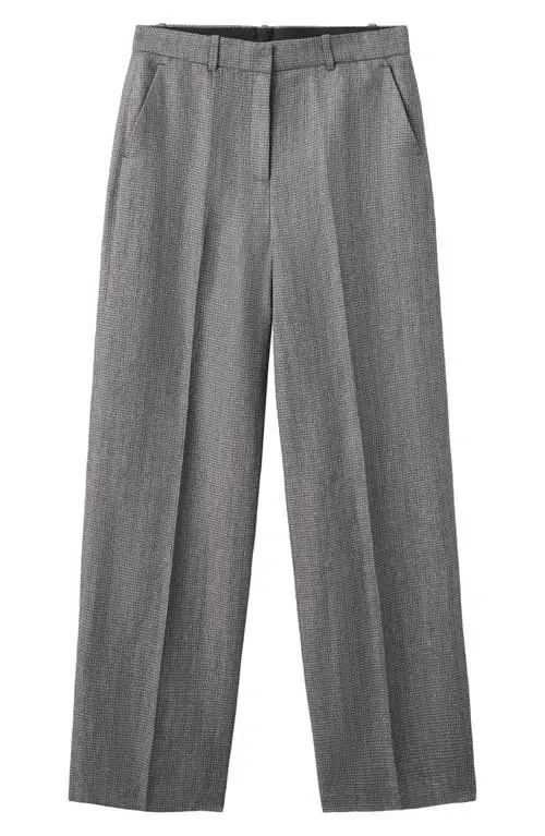 Mango Straight Leg Suit Pants - Black