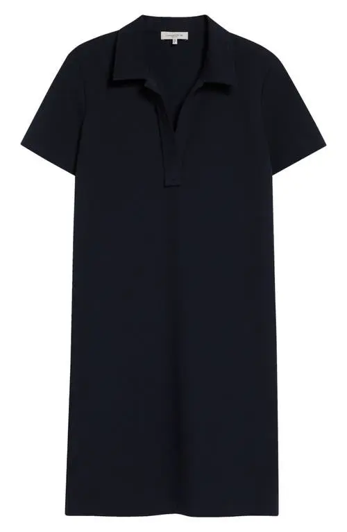 Lafayette 148 New York Cotton Blend Piqué Polo Shift Dress