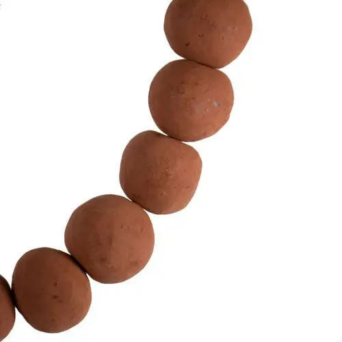 FORESIDE HOME AND GARDEN Handmade Terracotta Bead Decorative Garland
