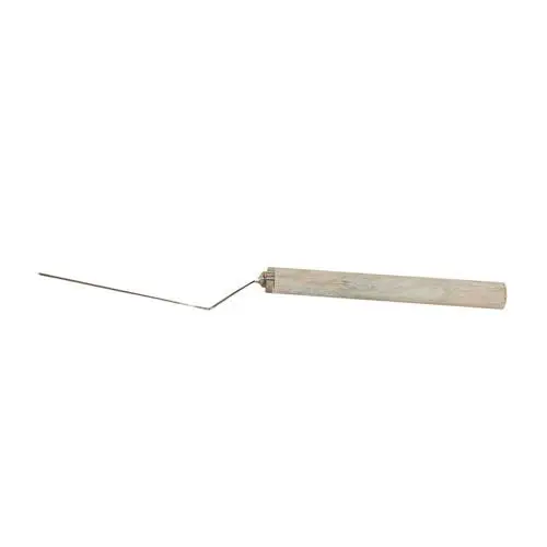 FORESIDE HOME AND GARDEN Whitewash Wood Handle Metal Serving Utensil