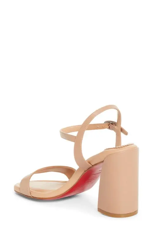 CHRISTIAN LOUBOUTIN Miss Jane Sandal - Blush/blush