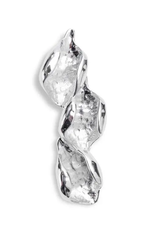 NAVEDA Noa Drop Earrings - Silver