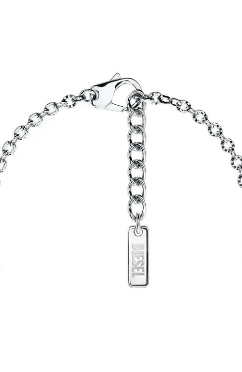 DIESEL® Logo Pendant Bracelet