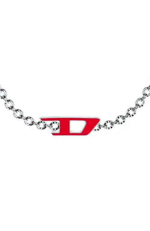 DIESEL® Logo Pendant Bracelet