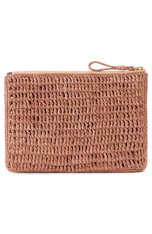 Helen Kaminski Dayani Crochet Raffia Clutch