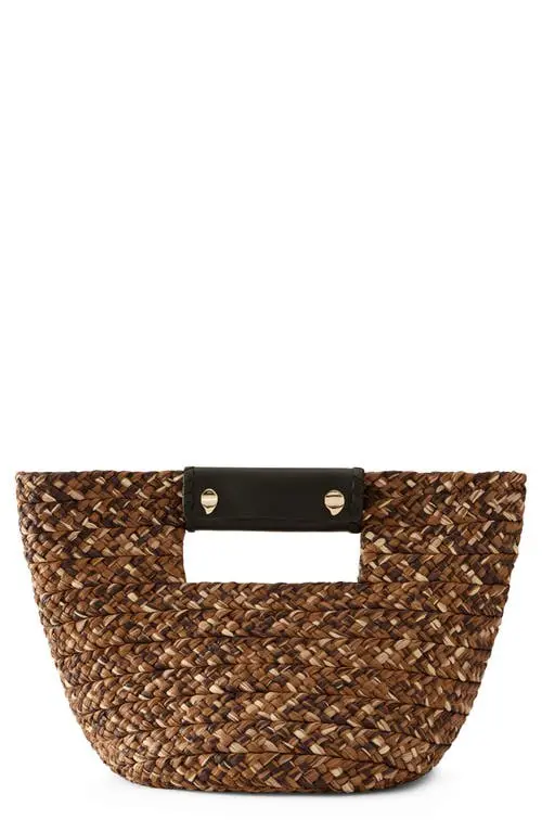 Helen Kaminski Mini Remi Braided Raffia Tote - Nutshell Multi