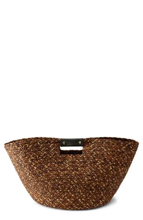 Helen Kaminski Leonor Braided Foldable Raffia Tote - Nutshell Multi
