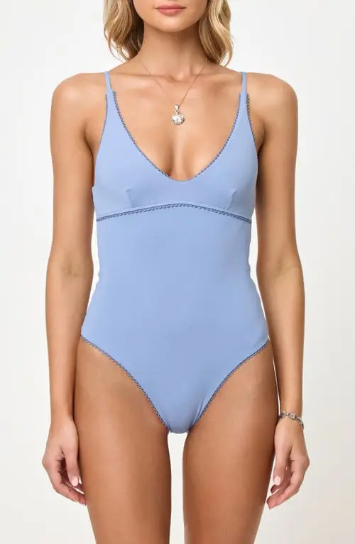 L*Space Posie One-piece Swimsuit - Chambray