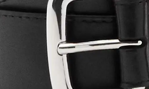 Mango Starring Hailey Bieber Loops Leather Belt