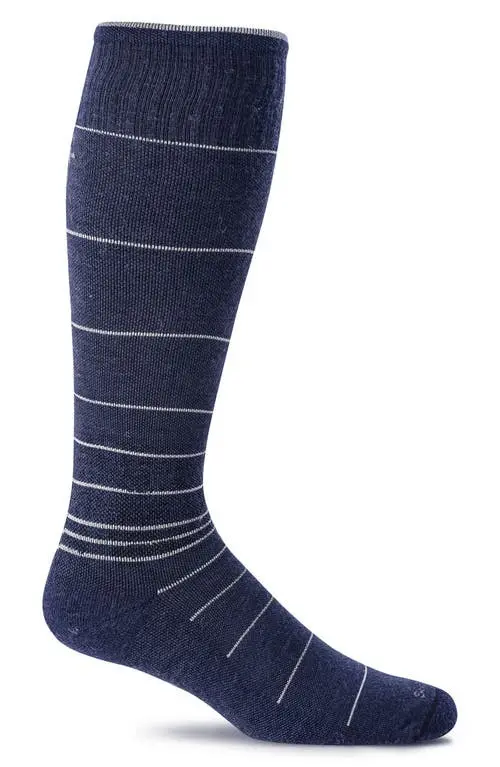 SOCKWELL Circulator Compression Knee High Socks - Navy