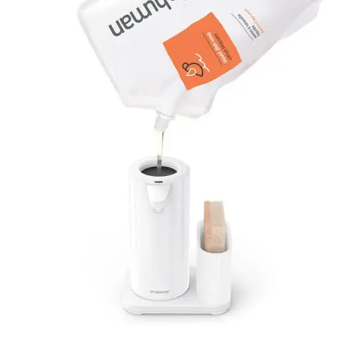 SIMPLEHUMAN 14 Oz. Liquid Sensor Pump With Caddy