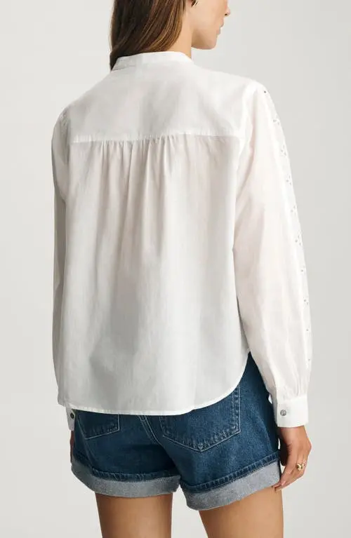 MAVI Pintuck & Eyelet Shirt
