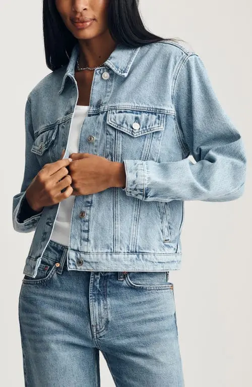 MAVI Rubie Denim Trucker Jacket - Bleached Icon