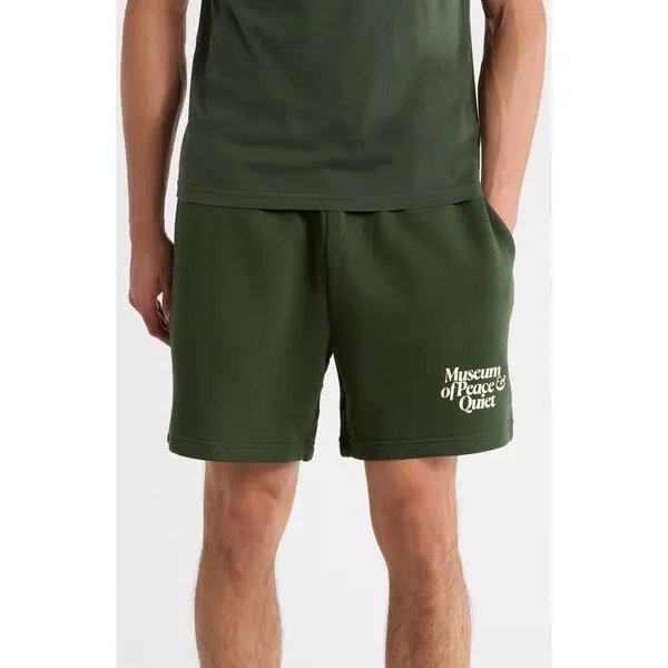 MUSEUM OF PEACE & QUIET Mid Century Sweatshorts - Forest