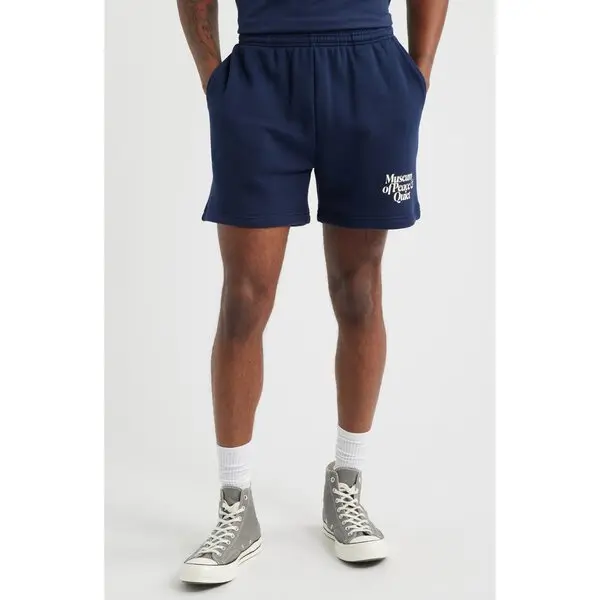 MUSEUM OF PEACE & QUIET Mid Century Sweatshorts - Navy