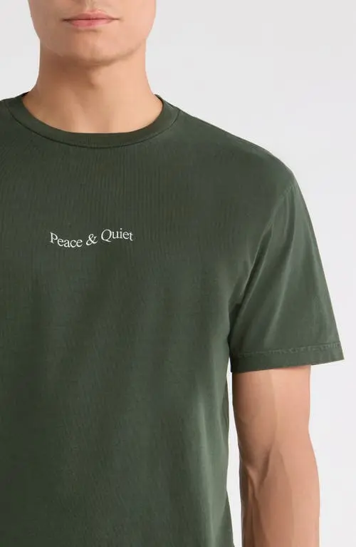 MUSEUM OF PEACE & QUIET Wordmark Graphic Cotton T-shirt