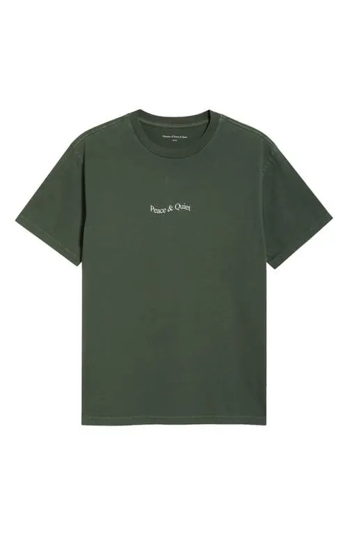 MUSEUM OF PEACE & QUIET Wordmark Graphic Cotton T-shirt
