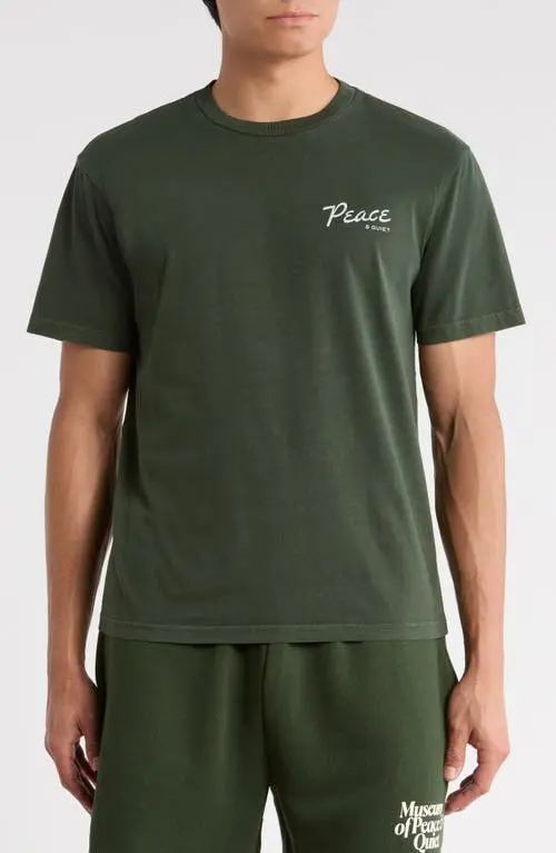 MUSEUM OF PEACE & QUIET Diner Graphic T-shirt - Forest