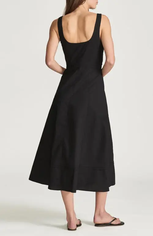 MAVI Sleeveless Fit & Flare Midi Dress